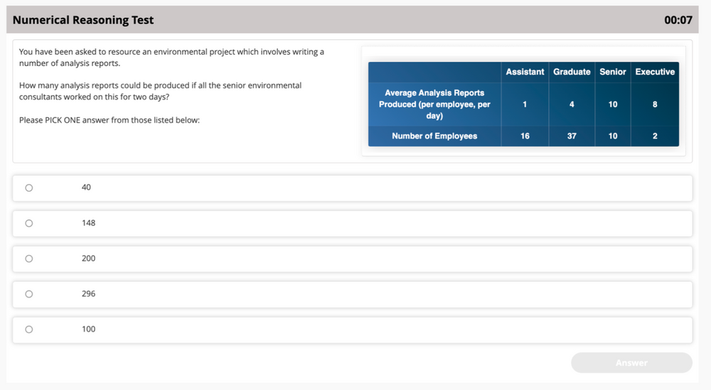 Accounting Aptitude Tests for the Big Four finance firms