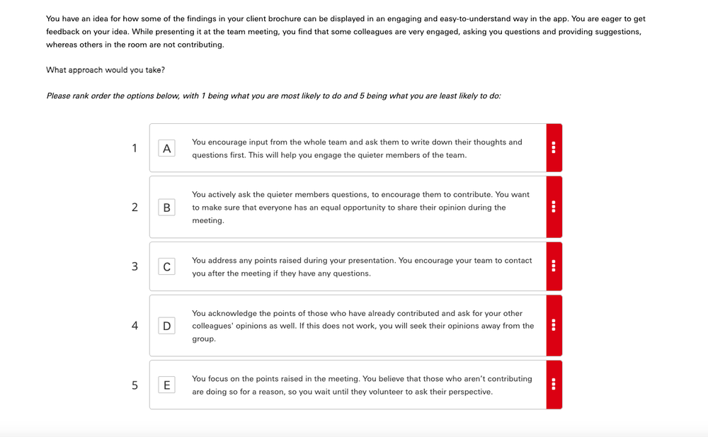 hsbc simulate assessment