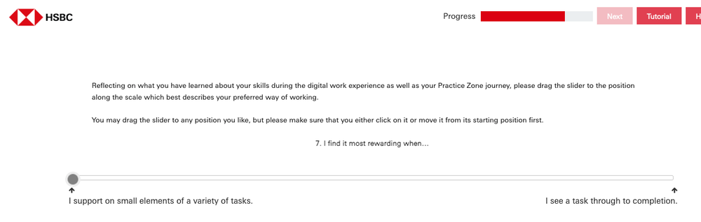 hsbc simulate assessment