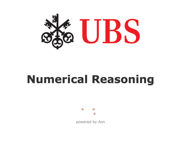 Full Guide to UBS Online Assessment with sample questions
