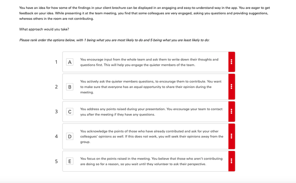 hsbc simulate assessment